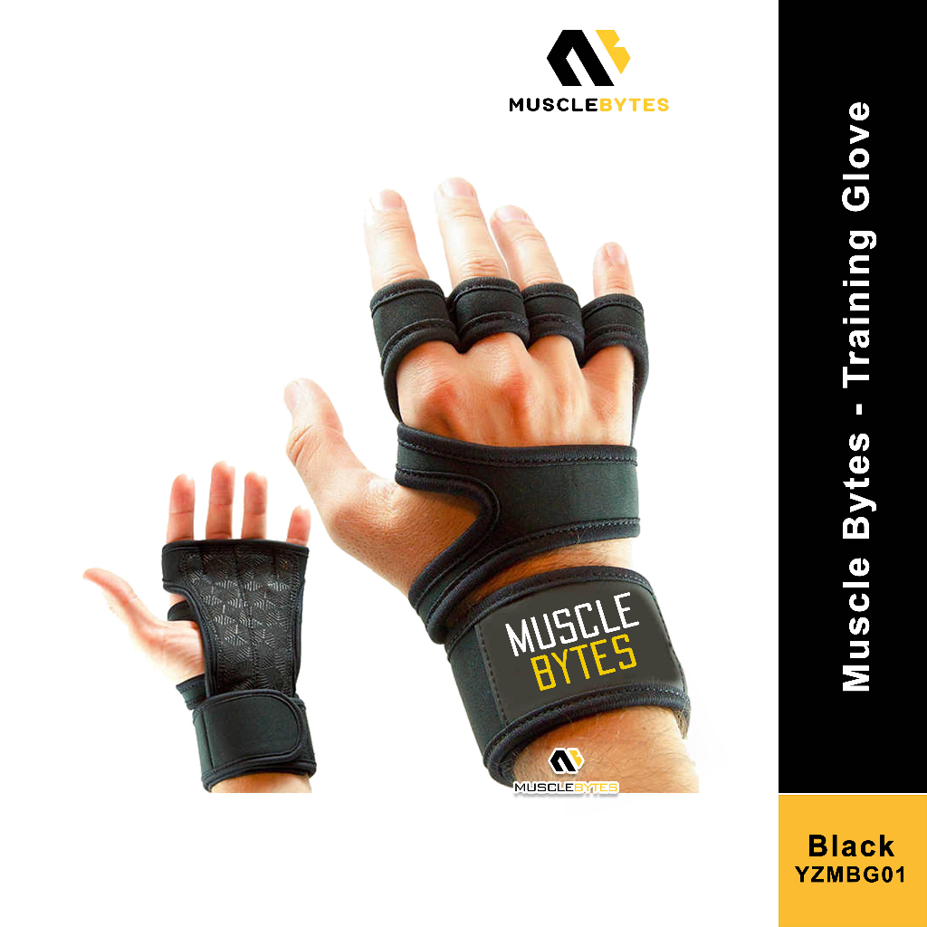 Muscle Bytes - Training Glove Half Finger Anti-Slide YZMBG [M / L / XL ...