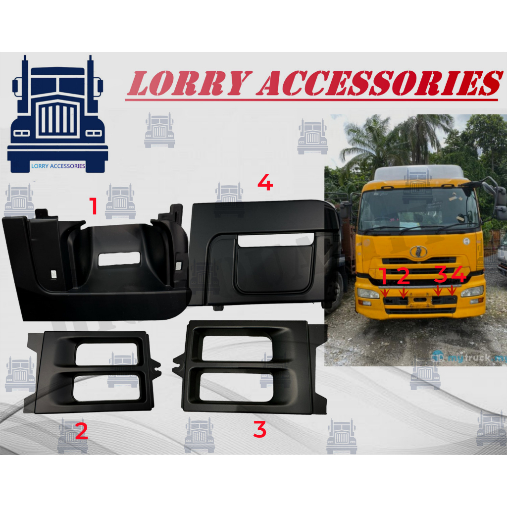 NISSAN CD4 BUMPER GARNISH (OUTER/INNER) LH RH COVER | Shopee Malaysia