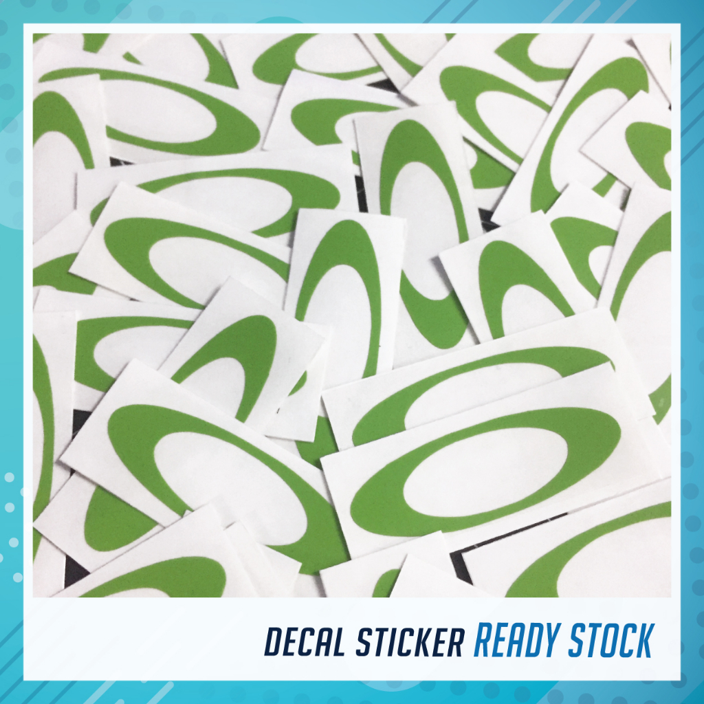 Sticker OAKLEY Fluorescent | Sticker Motor, Kereta | Shopee Malaysia