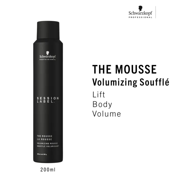 Schwarzkopf Professional Session Label The Mousse Styling 200ml (New ...