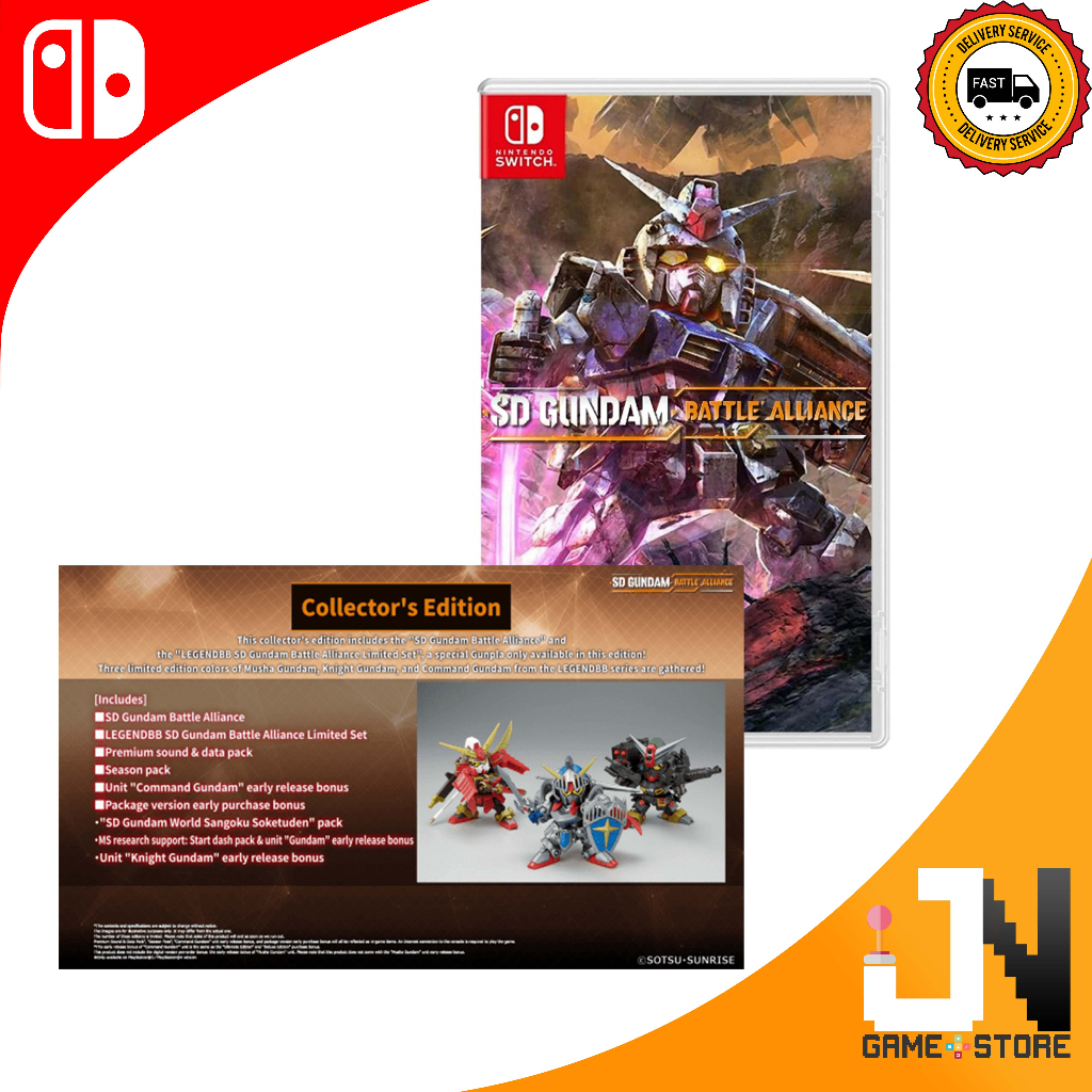 Nintendo Switch SD Gundam Battle Alliance Standard / Collector's Edition (Asia)(Chinese) SD ...