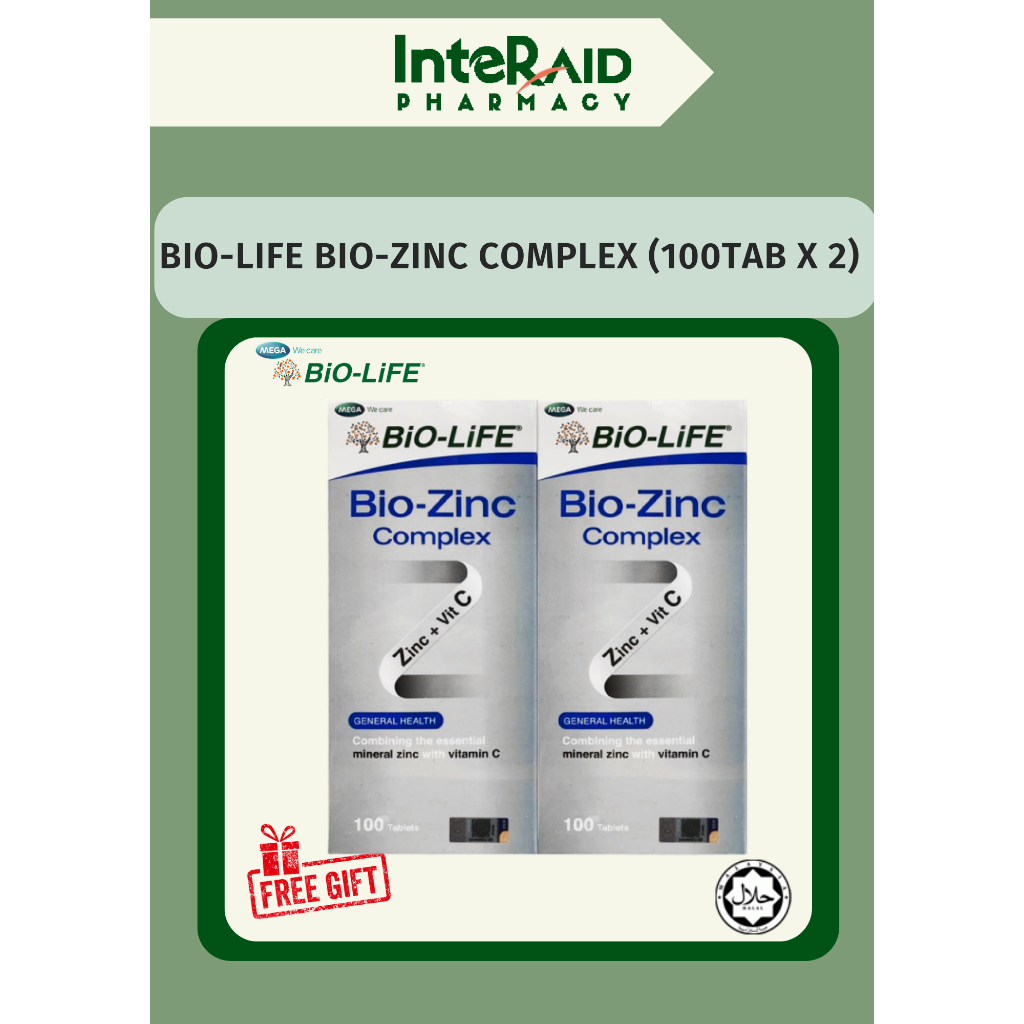 BIO-LIFE BIO-ZINC COMPLEX 100Sx2 | Shopee Malaysia