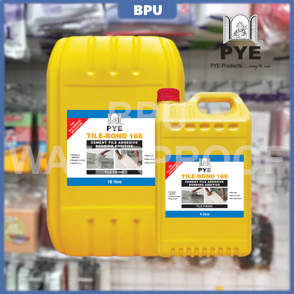PYE TILE-BOND 168 CEMENT TILE ADHESIVE BONDING ADDITIVE / PYE TILE BOND ...