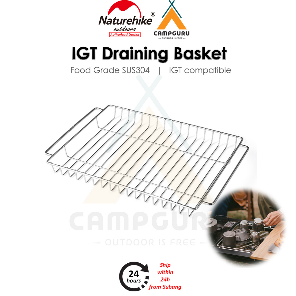 Naturehike Draining Basket IGT Table Compatible Tray Camping SUS304 ...