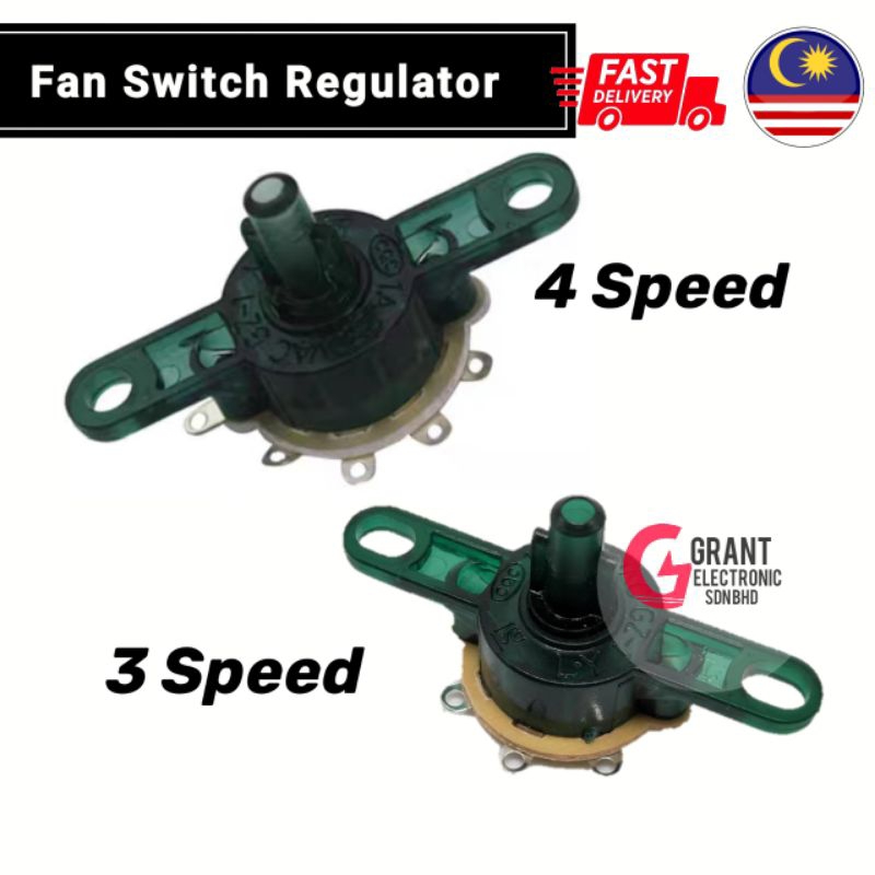 Universal Fan Speed Regulator Controller Suis Table Fan 3 Speed 4 Speed ...