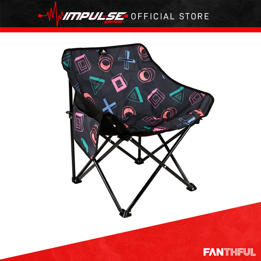 Fanthful PlayStation Home Series - Portable Folding Chair | Shopee Malaysia