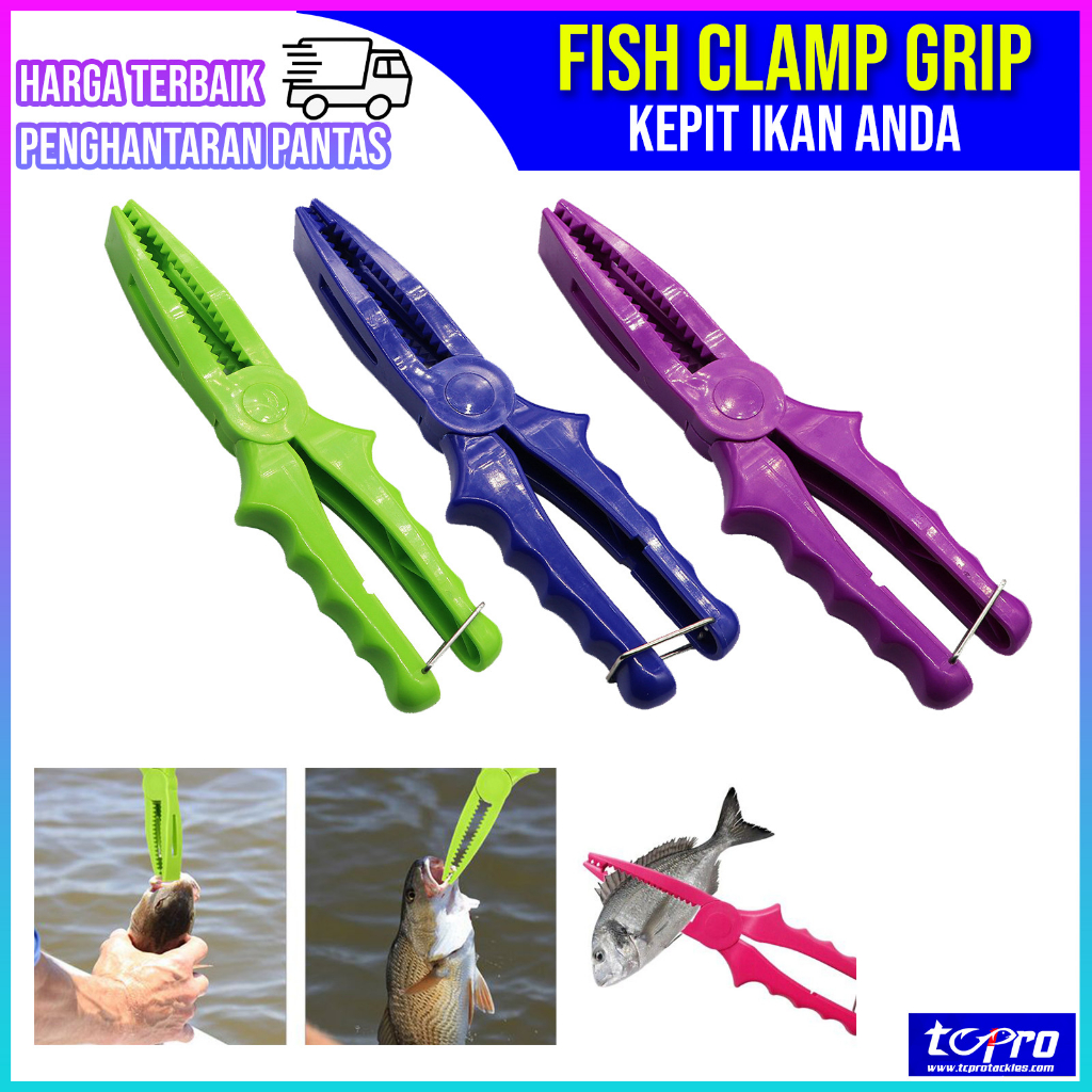 Penyepit Ikan Plastic Floating Fish Clamp Grip Multi-Purpose Carp ...