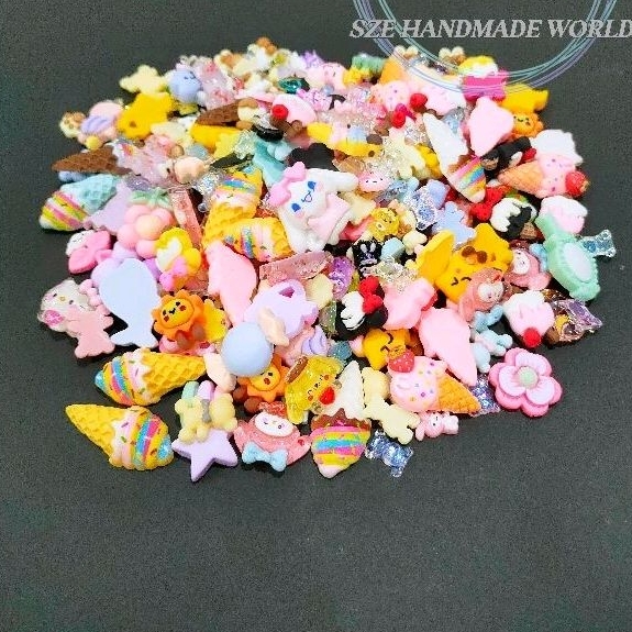 cleaning stock 10pcs/set DIY Cute Resin Goo card | Shopee Malaysia