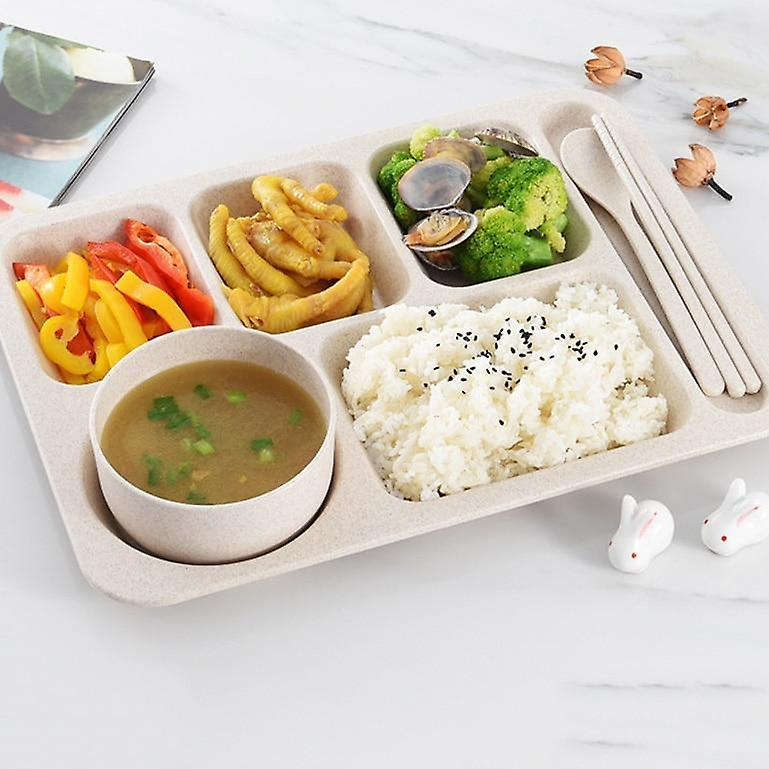 Compartment Food Plate Portion Tray Divided Dish Pinggan Suku Suku ...