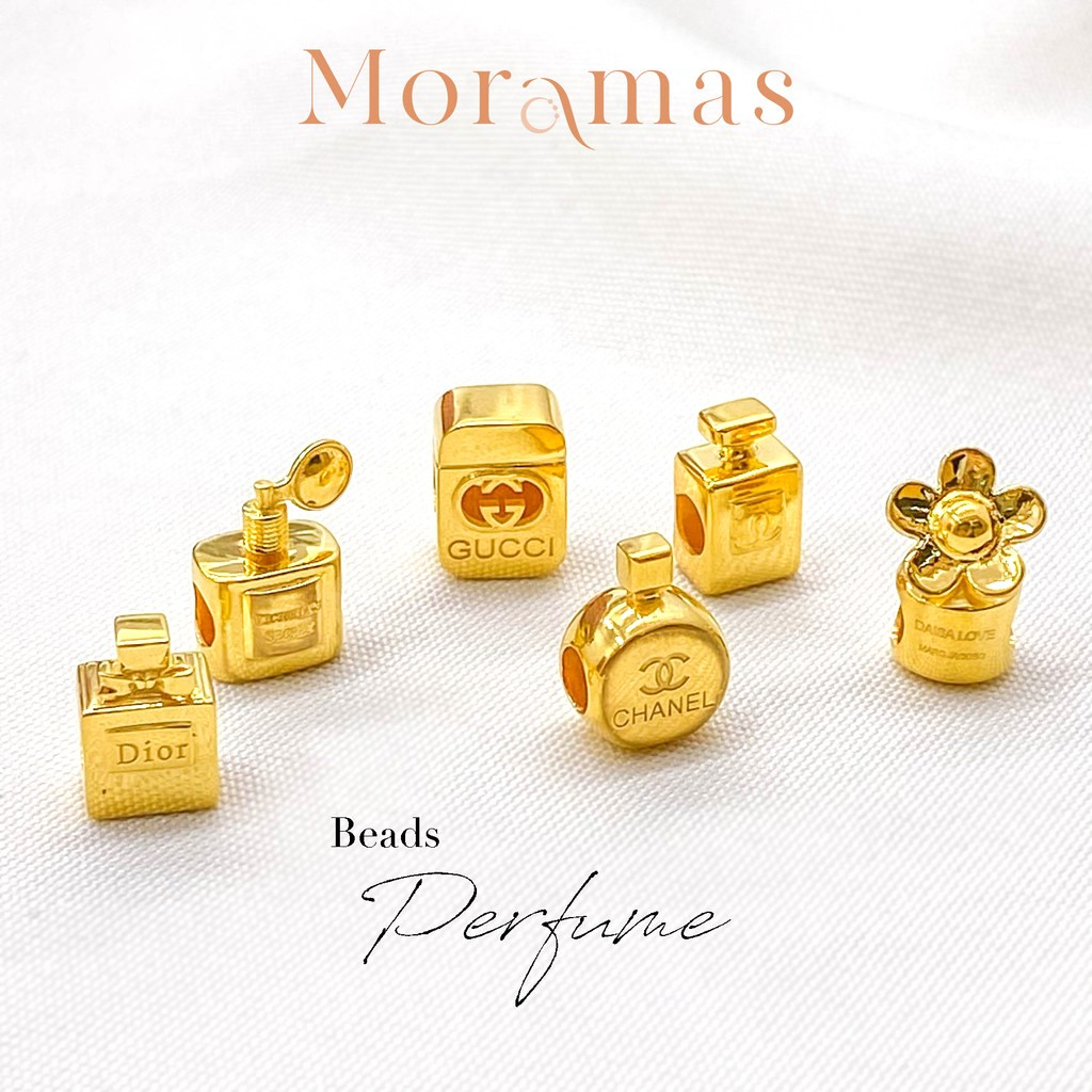 Moramas PERFUME Beads 916 Gold/ Bead PEWANGI Emas 916/ 香水串饰916金 #PDR # ...