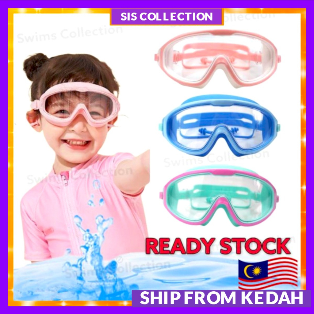 A42 Kids Swimming Goggle Swim Waterproof Anti-fog UV Wide Vision ...