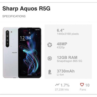 Sharp Aquos R5G (5G) 12GB RAM+256GB ROM (Original second) | Shopee Malaysia