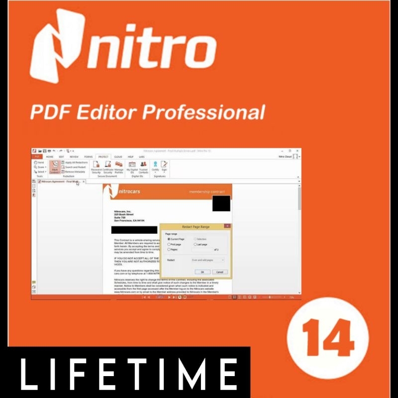 Nitro Pro 14 Entreprise | Edit Sign PDF | Lifetime For Windows | Shopee ...