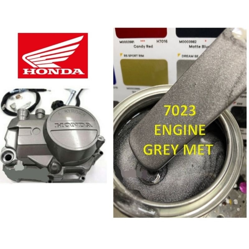 HONDA 7023 ENGINE GREY METALLIC/2K MOTORCYCLE PAINT/ CAT MOTOR 2K ...