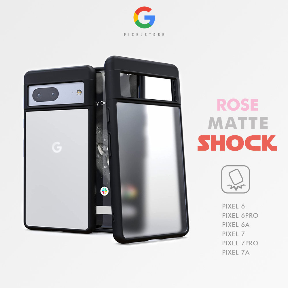 Rose Matte Shock Case Google Pixel 8/8Pro/7a/7/7Pro/6a/6/6Pro | Shopee ...