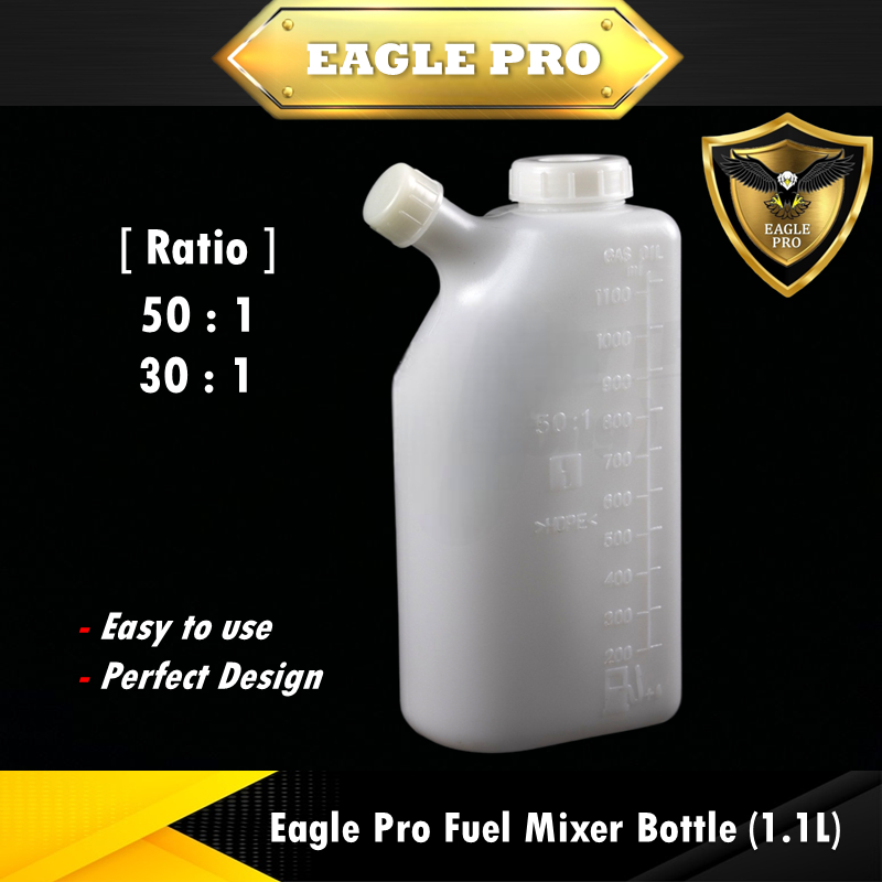 Eagle Pro Portable Petrol Fuel Mixing Bottle Tank 2 Stroke for Chainsaw ...