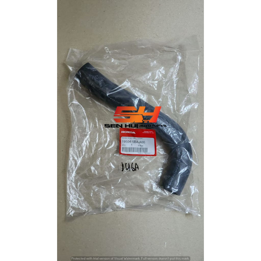 Honda Civic RADIATOR HOSE lower x radiator 19504-5BA-A00 genuine Parts ...