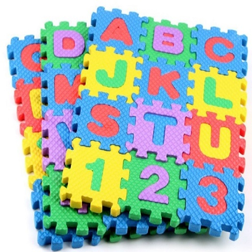 Kids Learning Soft Puzzle Mini Baby Puzzle Learn Alphabet ABC Mainan ...
