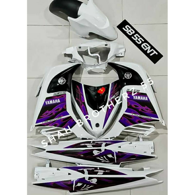 COVERSET 135 LC V2/V3/V4/V5/V6/V7 PEARL WHITE JFORCE API PURPLE ...