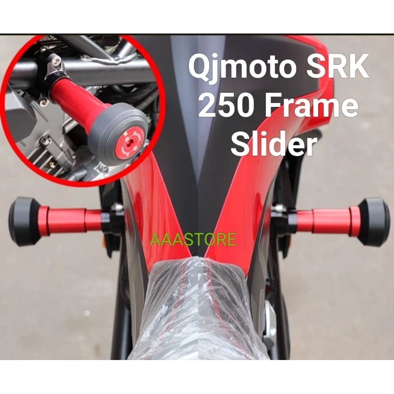 QJmotor SRK 250 frame slider( not suitable for srk250s/Srk250rr/srk250r ...