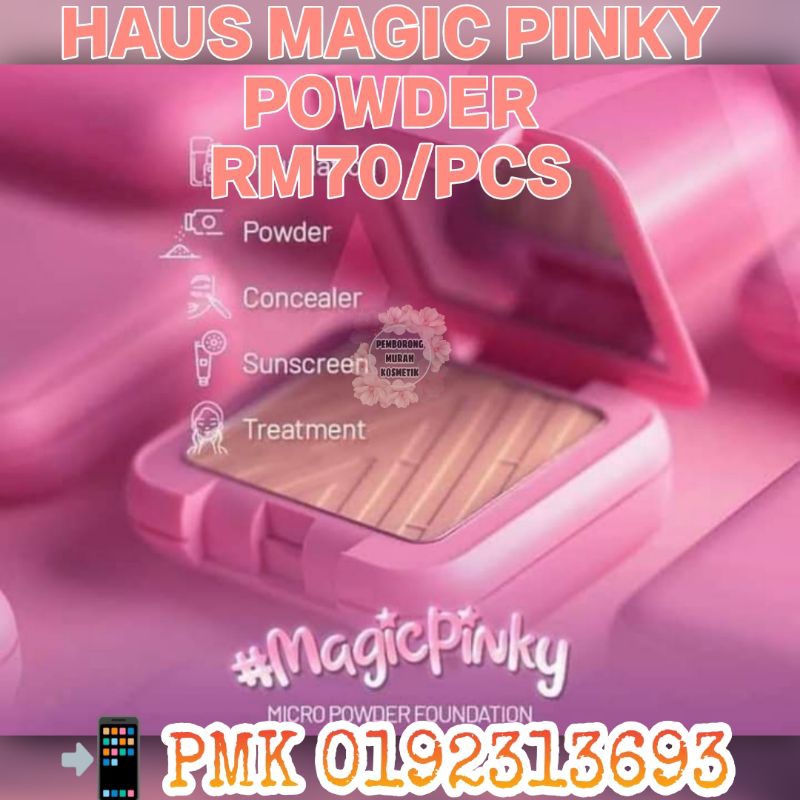 HAUS MAGIC PINKY COMPACT POWDER 📌 ready stock 📌 | Shopee Malaysia