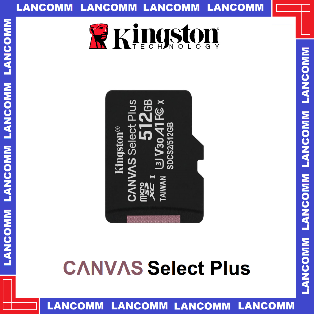 Kingston Canvas Select Plus 32GB | 64GB | 128GB | 256GB 100mb/s SDCS2 Memory card micro sd card ...