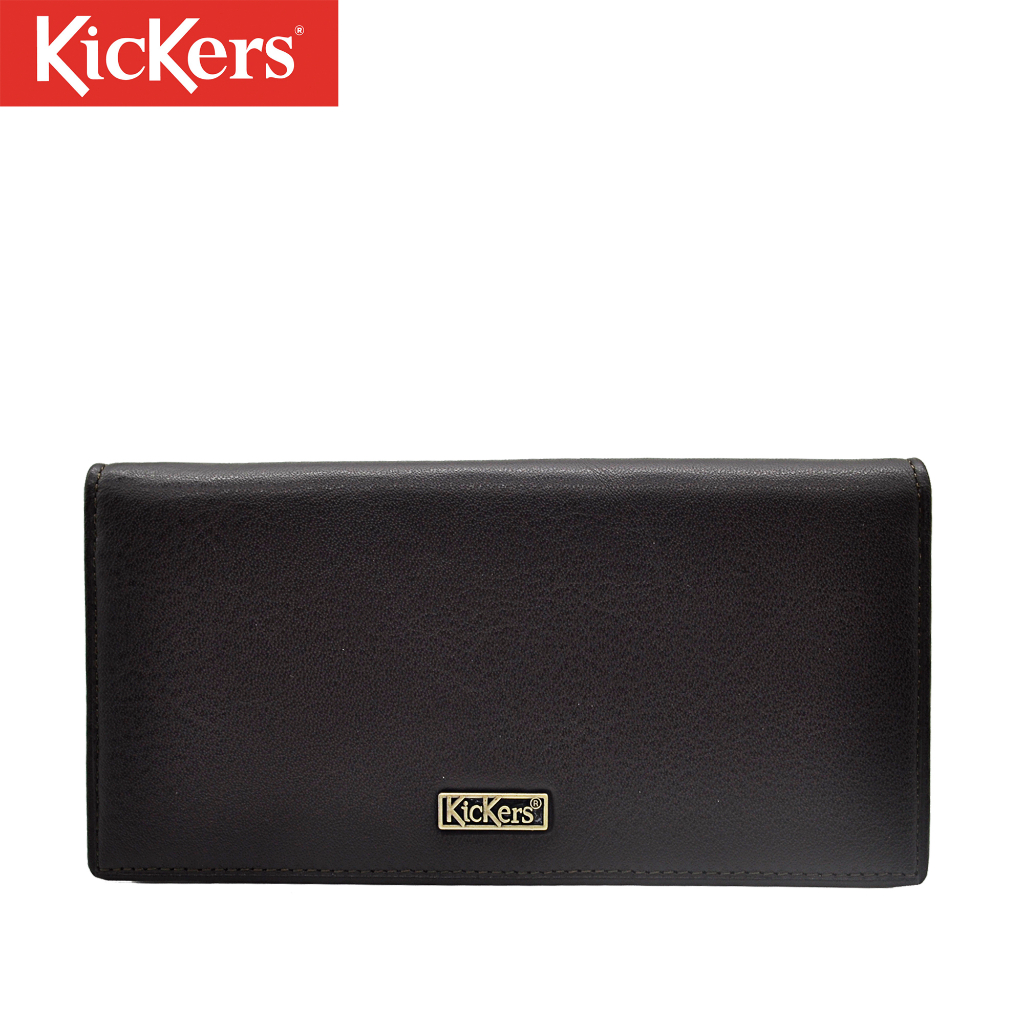 𝐒𝐔𝐏𝐄𝐑 𝐃𝐄𝐀𝐋 Kickers Genuine Top Grain Leather Unisex Long Wallet ...