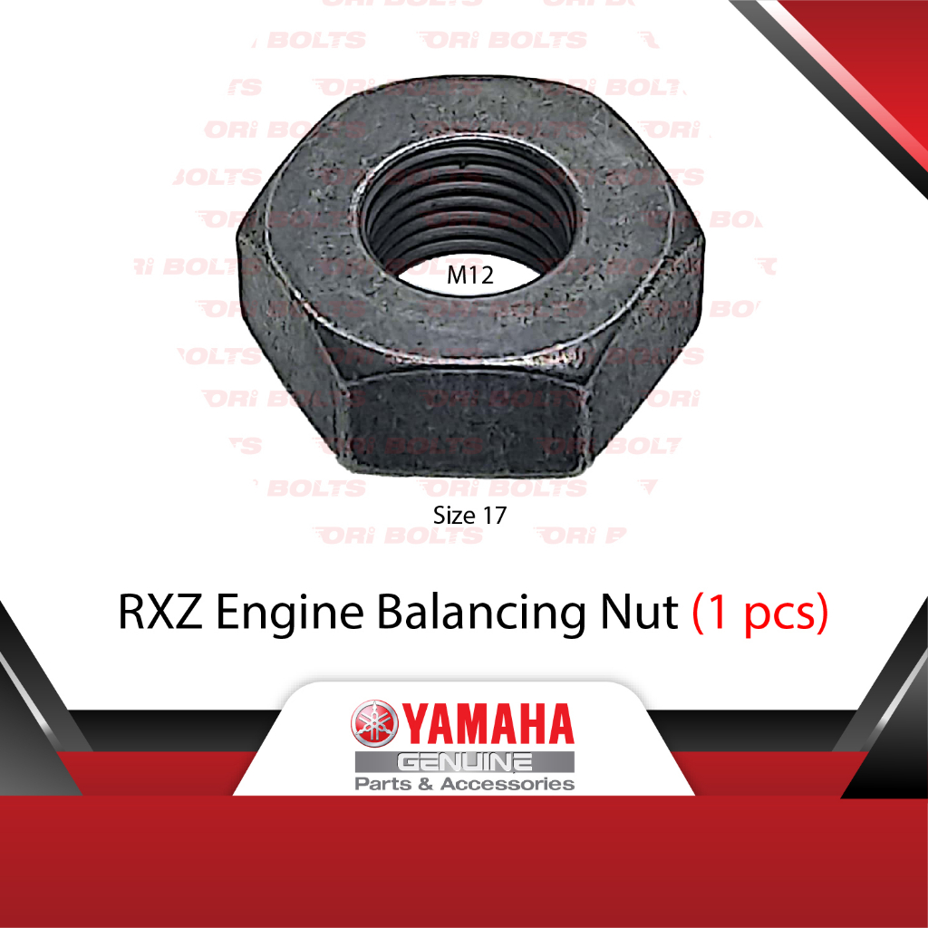 Yamaha Original RXZ (0227 1015) Milli Cata Catalyzer Nut Ikat Engine ...