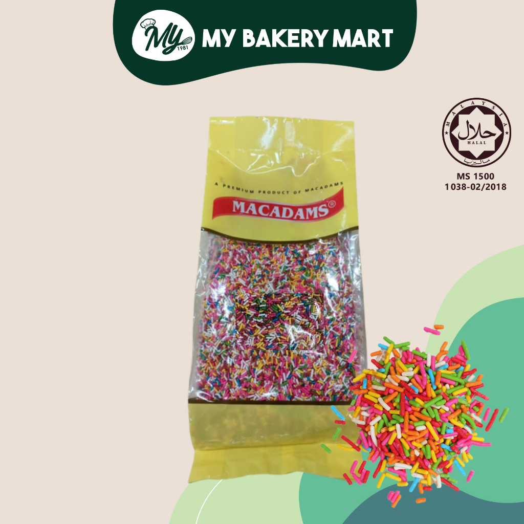 MACADAMS Colour Rice 1kg 500gm Sprinkles Colouful | Shopee Malaysia