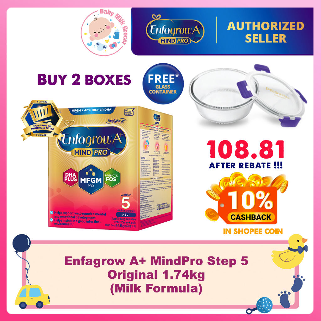 Enfagrow A+ MindPro Step 5 Original -1.74kg (Milk Formula) Buy 2 Foc 1 ...
