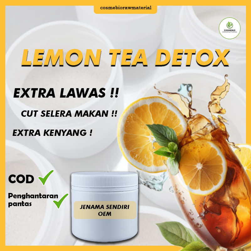 BEST SELLER [1 BOTOL LEMON TEA DETOX] PERUT KEMPIS KENYANG LAWAS BUANG ...