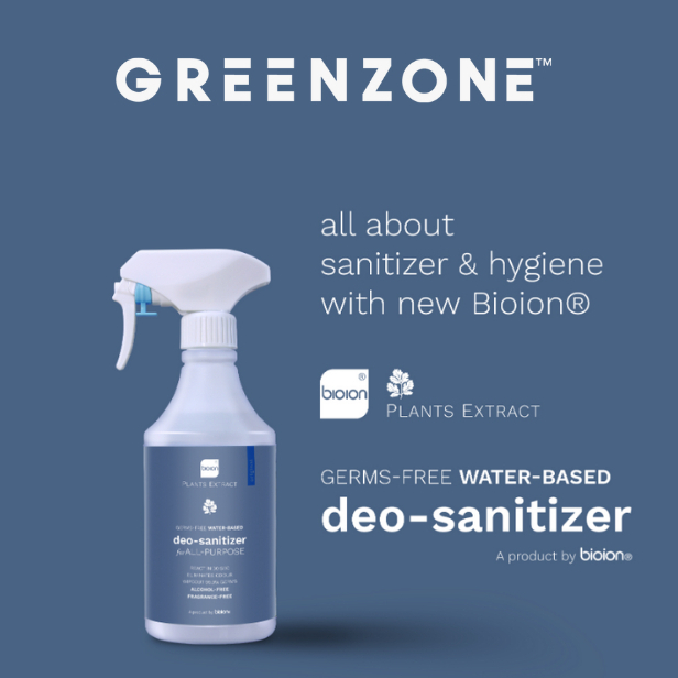 Bioion Deo-Sanitizer 500ML | Pewangi & Pensanitasi Bioion 500ML ...