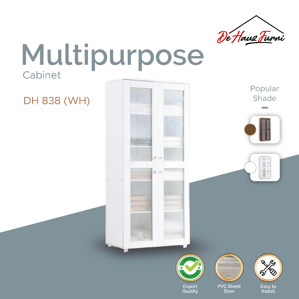【𝐃𝐞𝐇𝐚𝐮𝐳_𝐅𝐮𝐫𝐧𝐢】 2 Door Storage Cabinet/Almari Pameran/Display Cabinet ...