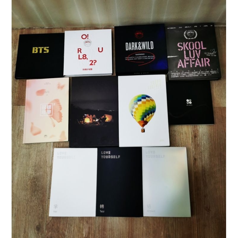 BTS ALBUM (Fullset Inc Pc) | Shopee Malaysia