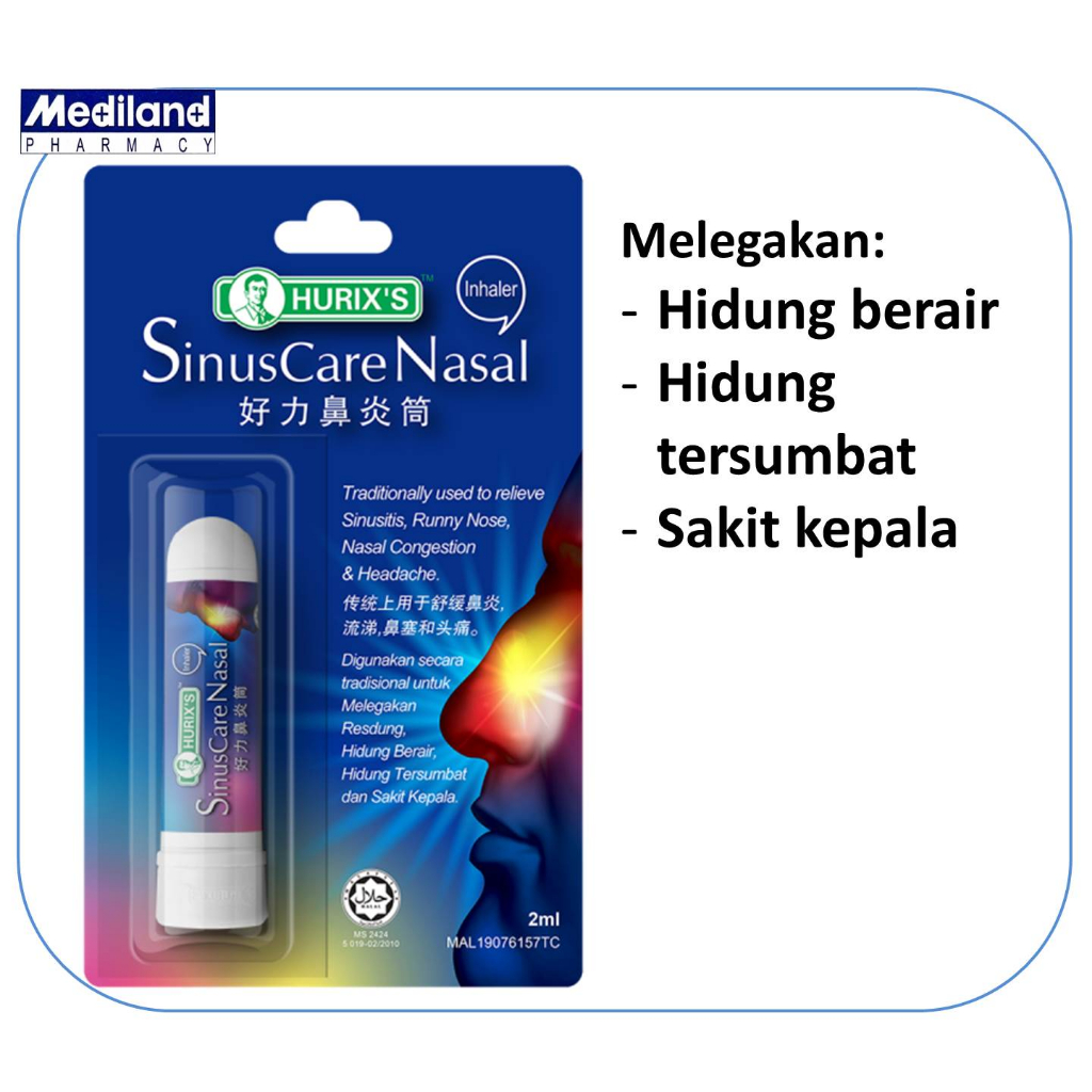 Hurix SinusCare Nasal Inhaler | Shopee Malaysia