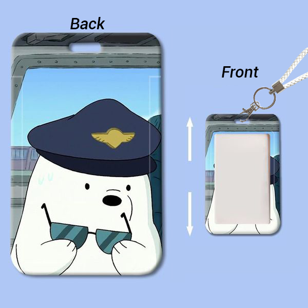 *Ready Stock*We Bare Bears Card Holder Cute Cartoon ID card case ...