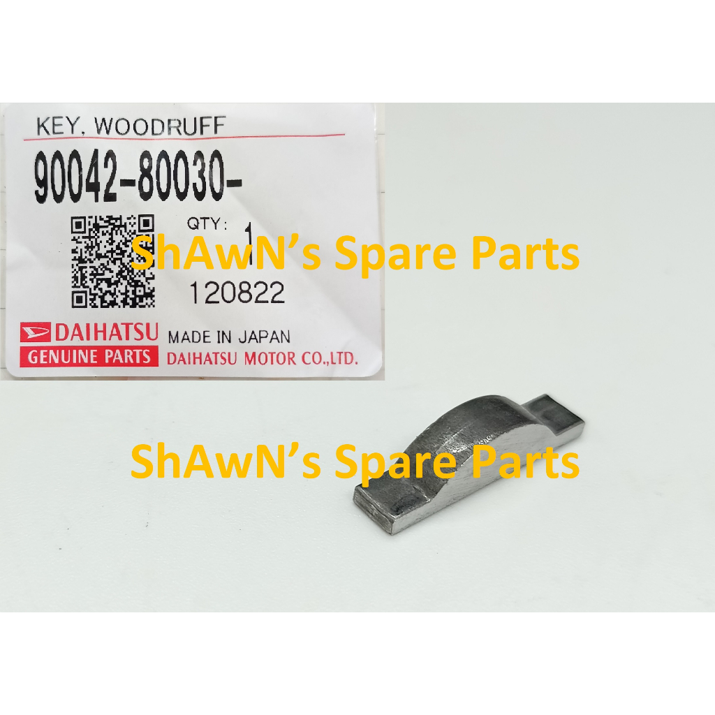 ORIGINAL Crank Shaft Key Perodua Kancil / Kelisa / Kenari / Viva / Myvi ...