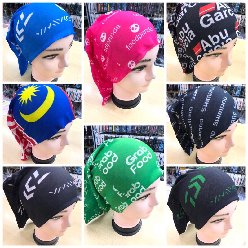 Buff Bandana Scarf Sarung Kepala Headbuff Gr@bfood Foodp@nd@ malaysia ...