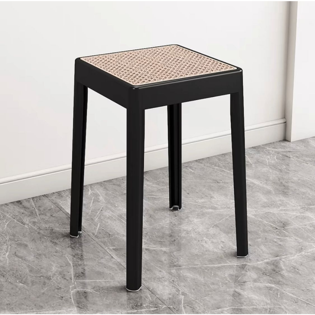 Rattan Chair Stool rotan kerusi Nordic Design Dining / Study Chair ...