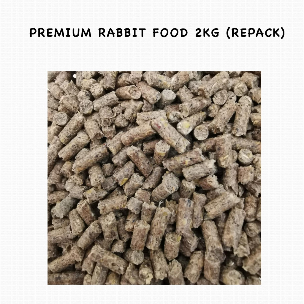 Gold Coin Premium Rabbit Food Makanan Arnab Pellets Repack (2KG ...