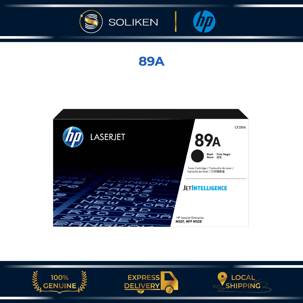 HP 89A Original Toner Cart CF289A | Shopee Malaysia