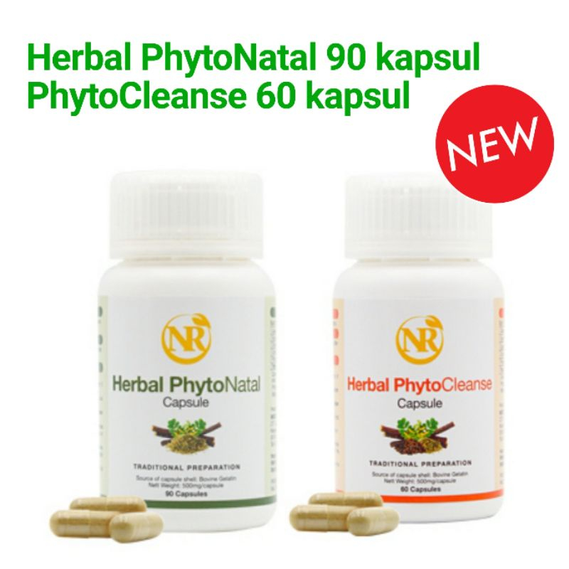 NONAROGUY HERBA PHYTONATAL CAPSULE 90'S & HERBA PHYTOCLEANSE CAPSULE 60 ...