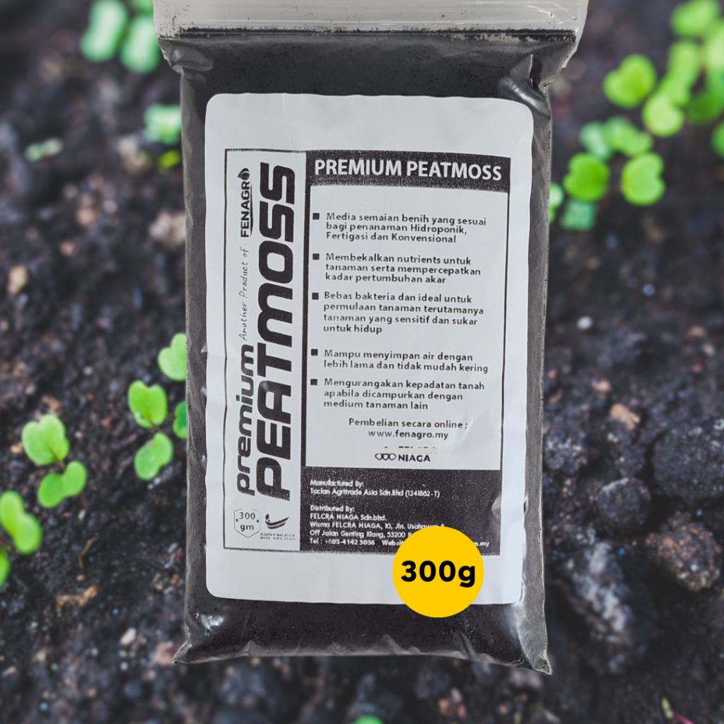 (HighQuality) Premium Peatmoss - Holland Peat / Sphagnum - Tanah ...