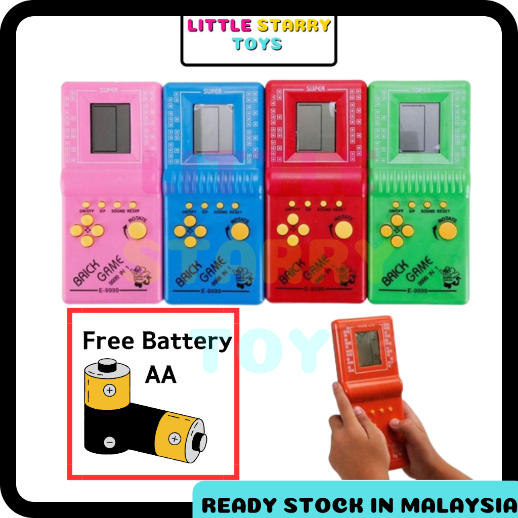 Ready Stock !!! Creative Retro 9999 Classic Tetris Brick Puzzle Game ...