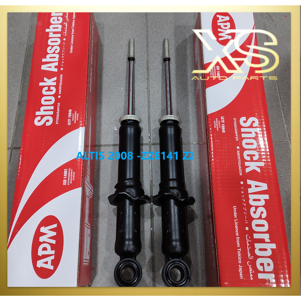 100% APM ABSORBER TOYOTA ALTIS 2008 ZRE142 ZZE142 BELAKANG REAR ...
