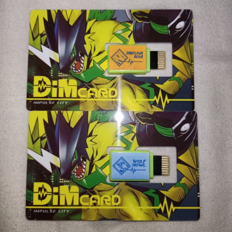 Mod Digimon Dim Card Dinosaur Roar Wolf Howl | Shopee Malaysia