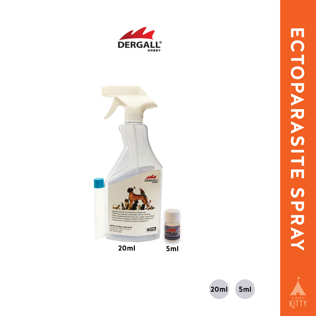 Dergall Hobby Toxic-free Ectoparasite Terminator, 5ml | 20ml | Pets ...