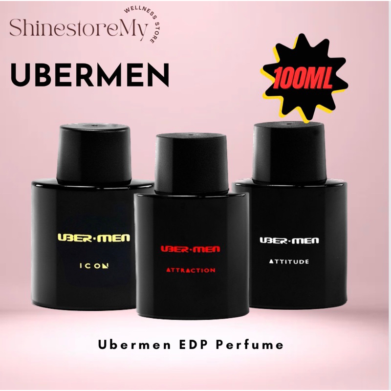 Ubermen EDP Attitude/Icon/Attraction (100ml) | Shopee Malaysia