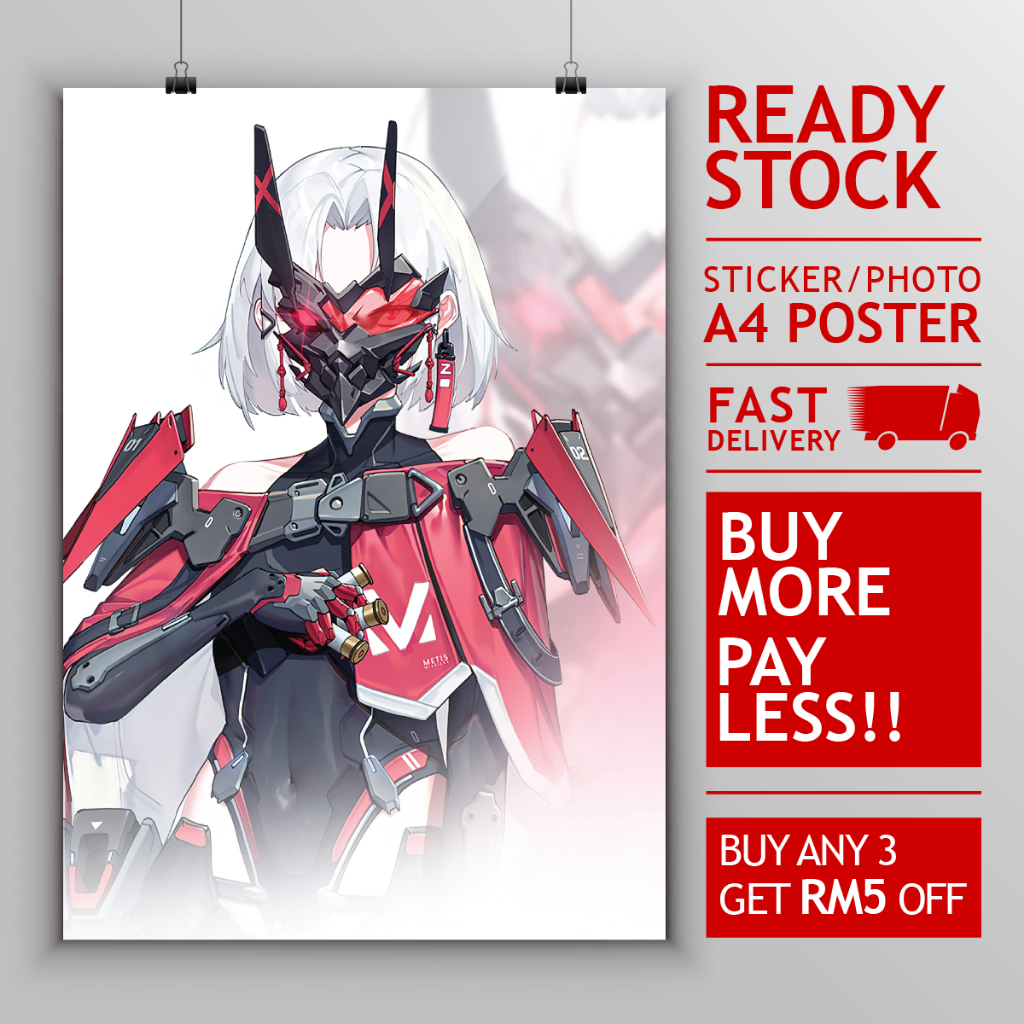 (READY STOCK) GODDESS OF VICTORY: NIKKE A4 Photo Poster/Sticker | Drake ...