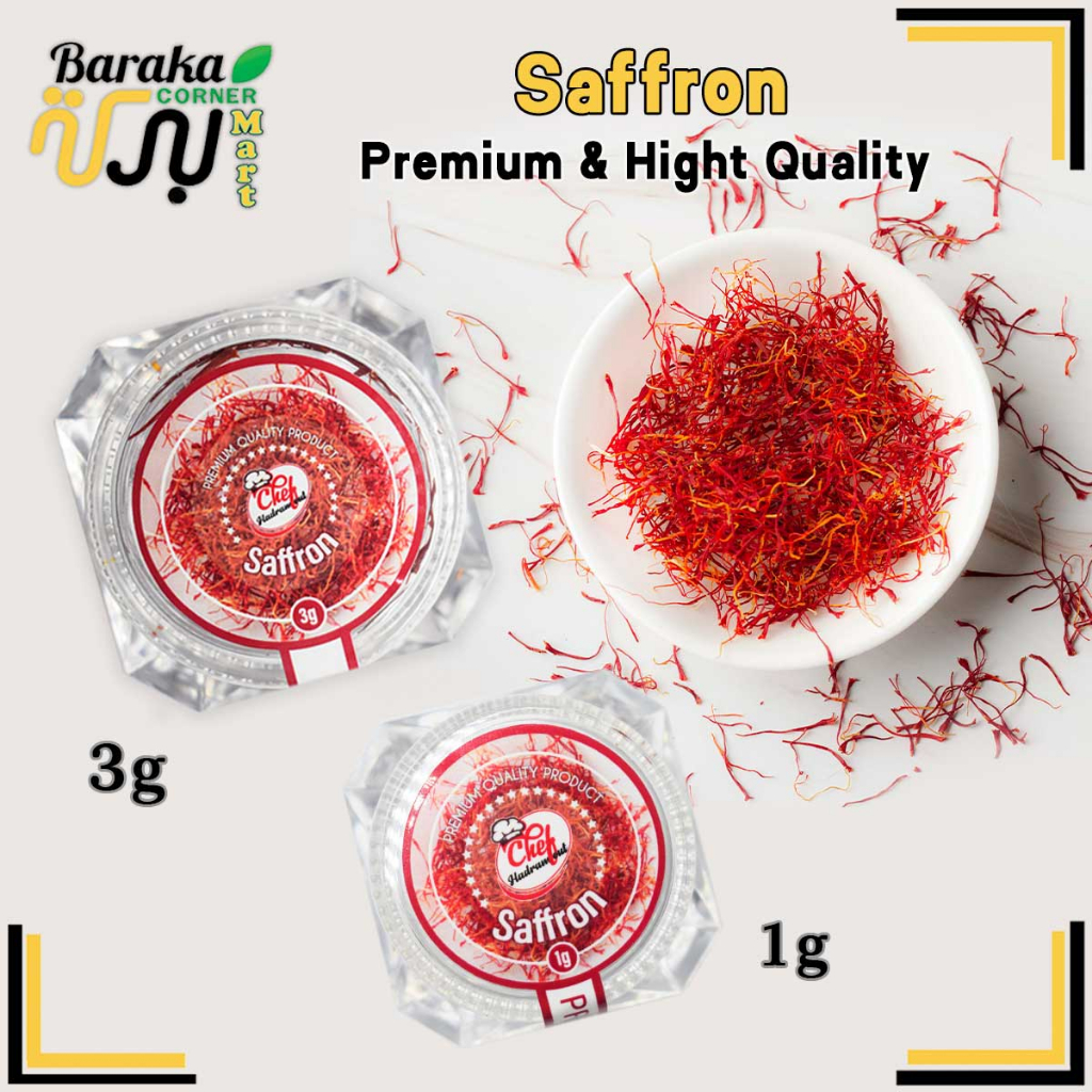 Chef Saffron Super Negin Pure Grade AAA | Premium Quality Saffron 1g ...